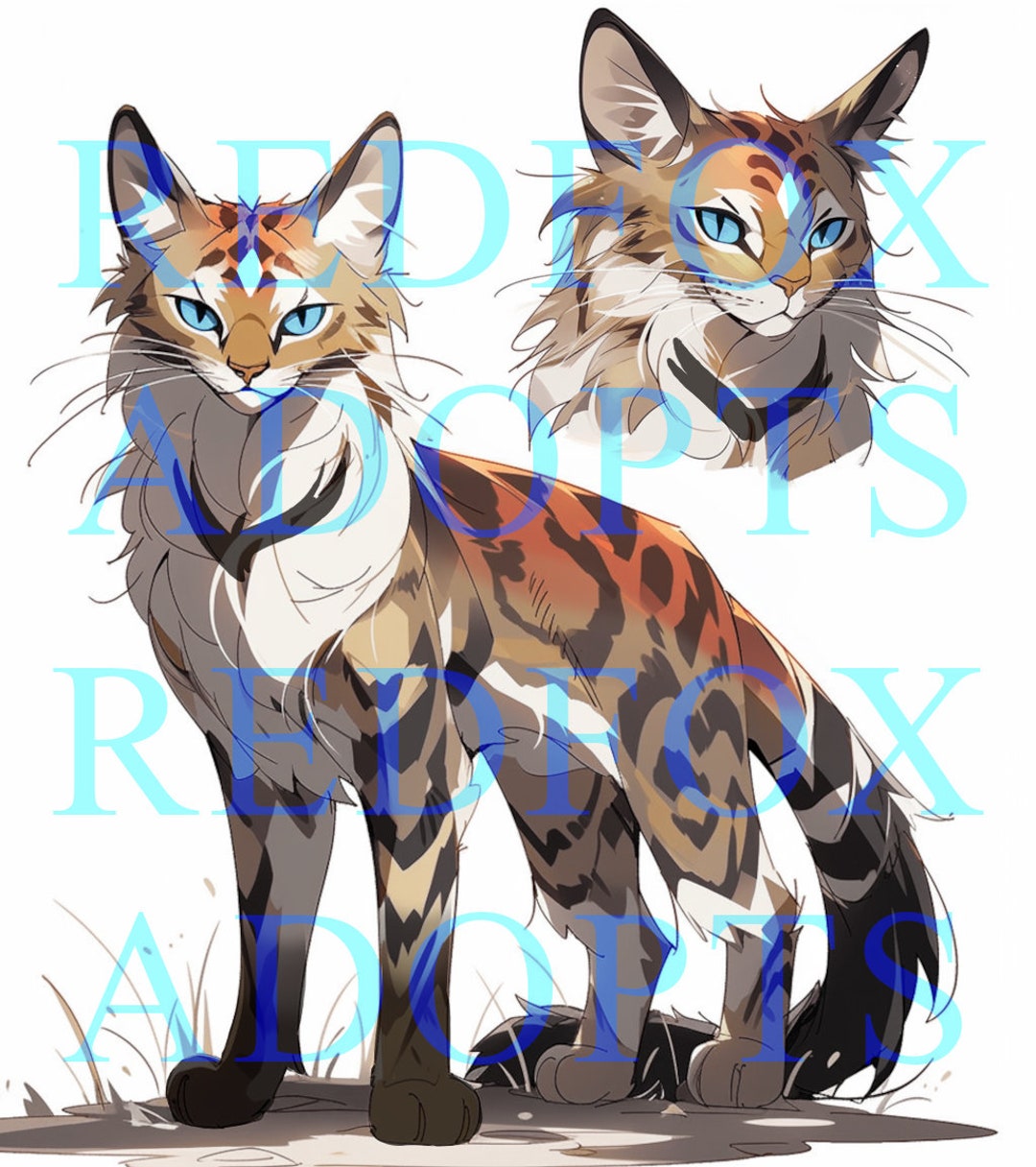 Warrior Cats Character Original Fursona Character Unique One - Etsy