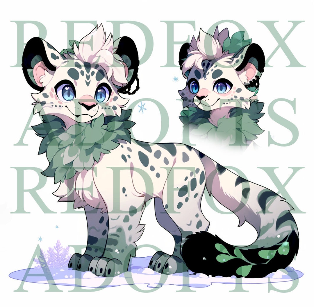 Furry Character Original Fursona Character Unique One of a - Etsy