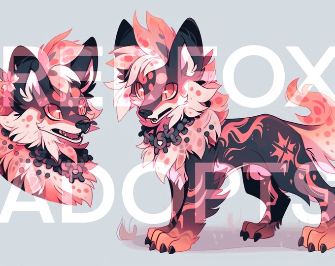 Furry Character Original Fursona Character Unique One of a Kind ...