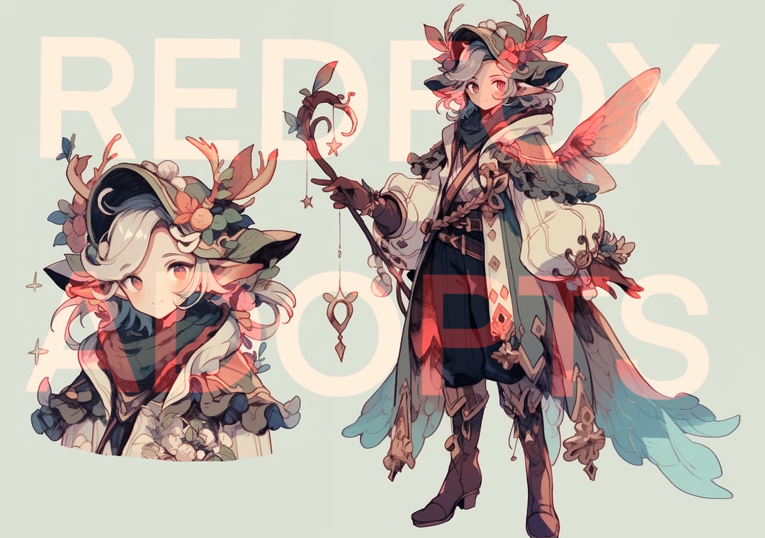 Anime Character Original Anime Character Unique One of a Kind Adoptable ...
