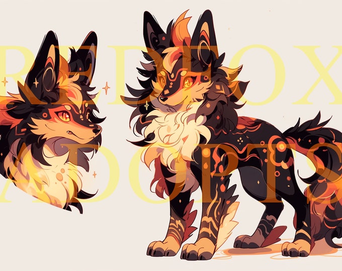 Furry Character Original Fursona Character Unique One of a Kind ...