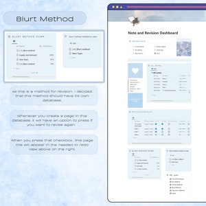 Notion Template College Student, Note-taking and Revision Checklist ...