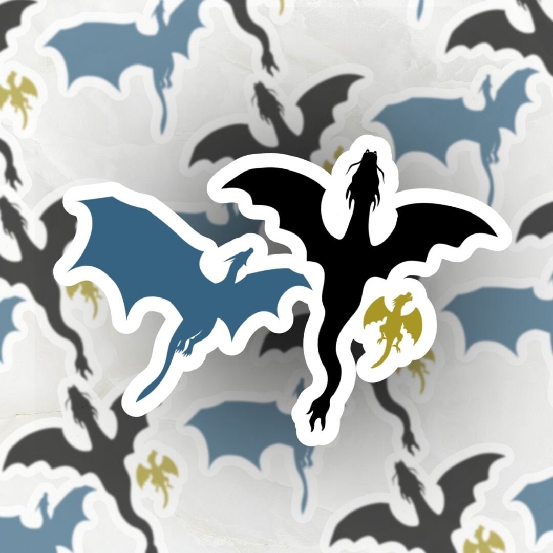 Fourth Wing Sticker Fantasy Book Fantasy Reader Bookish Sticker Kindle ...