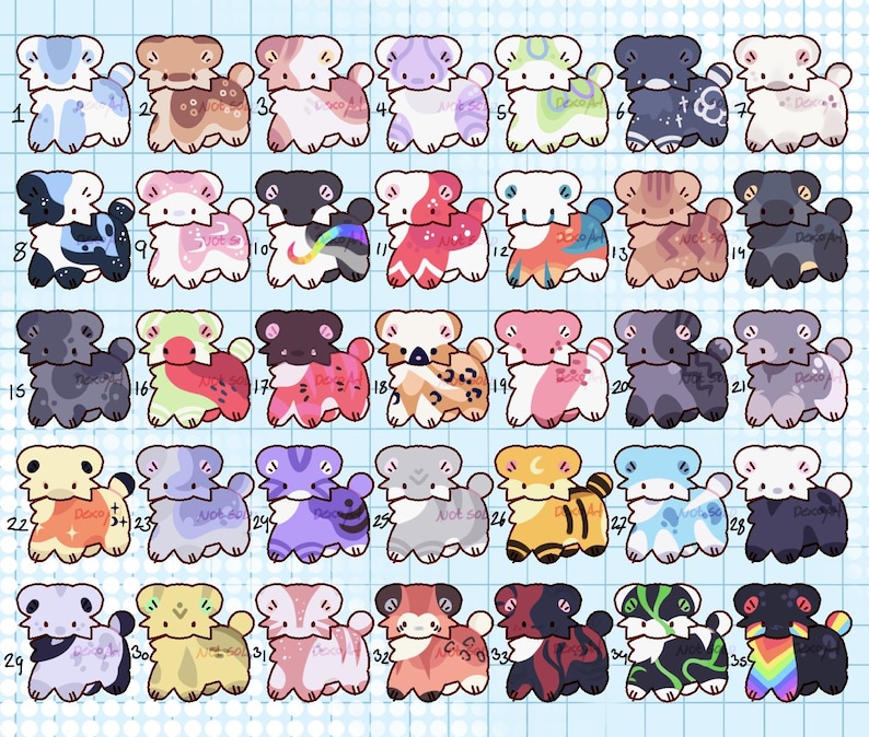 Cute Furry Adopt - Etsy