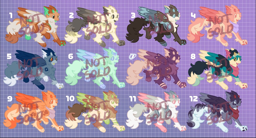 Cute Feral Furry Adoptable Adopt - Etsy