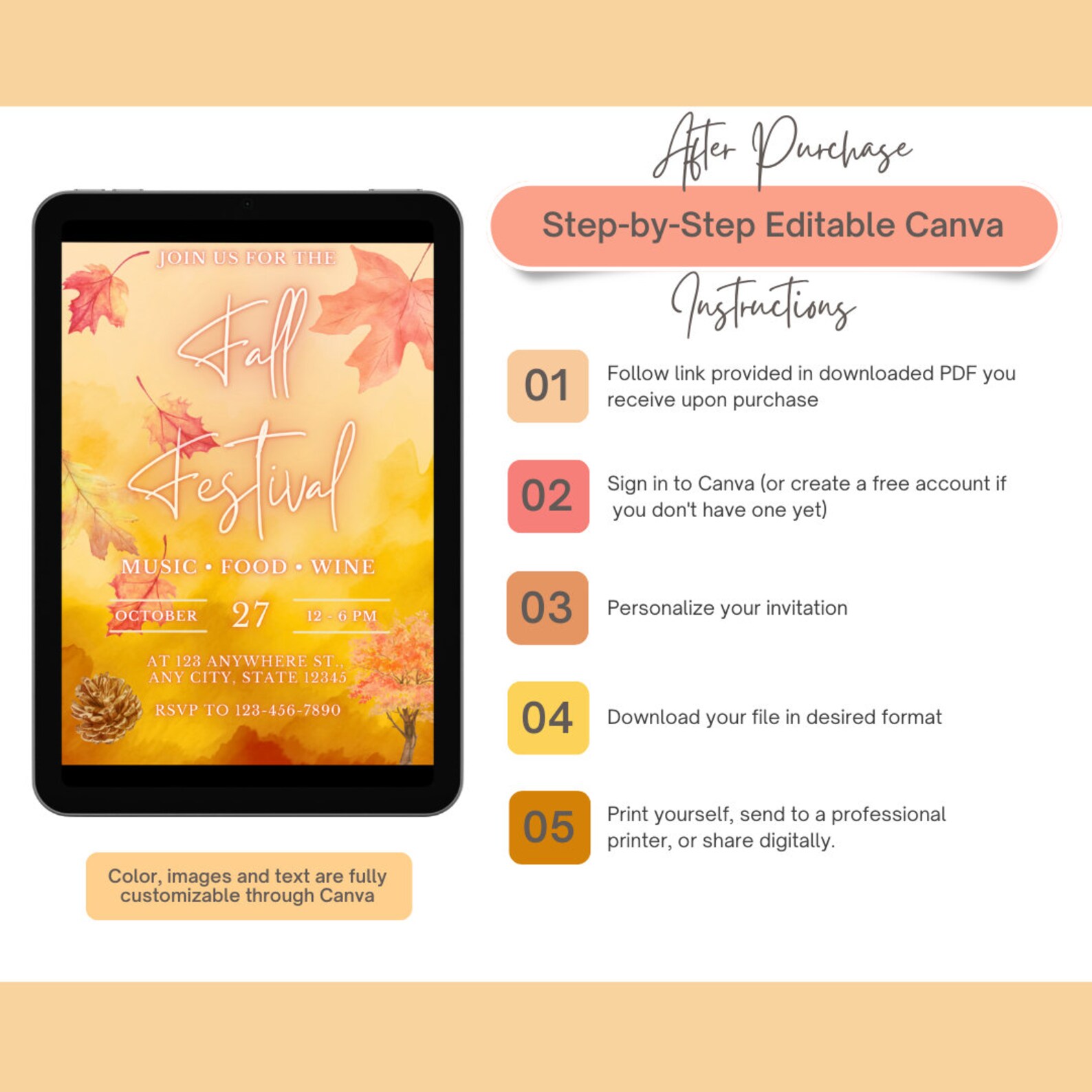 Fall Festival Flyer, Harvest Party Invitation, School Halloween Party ...