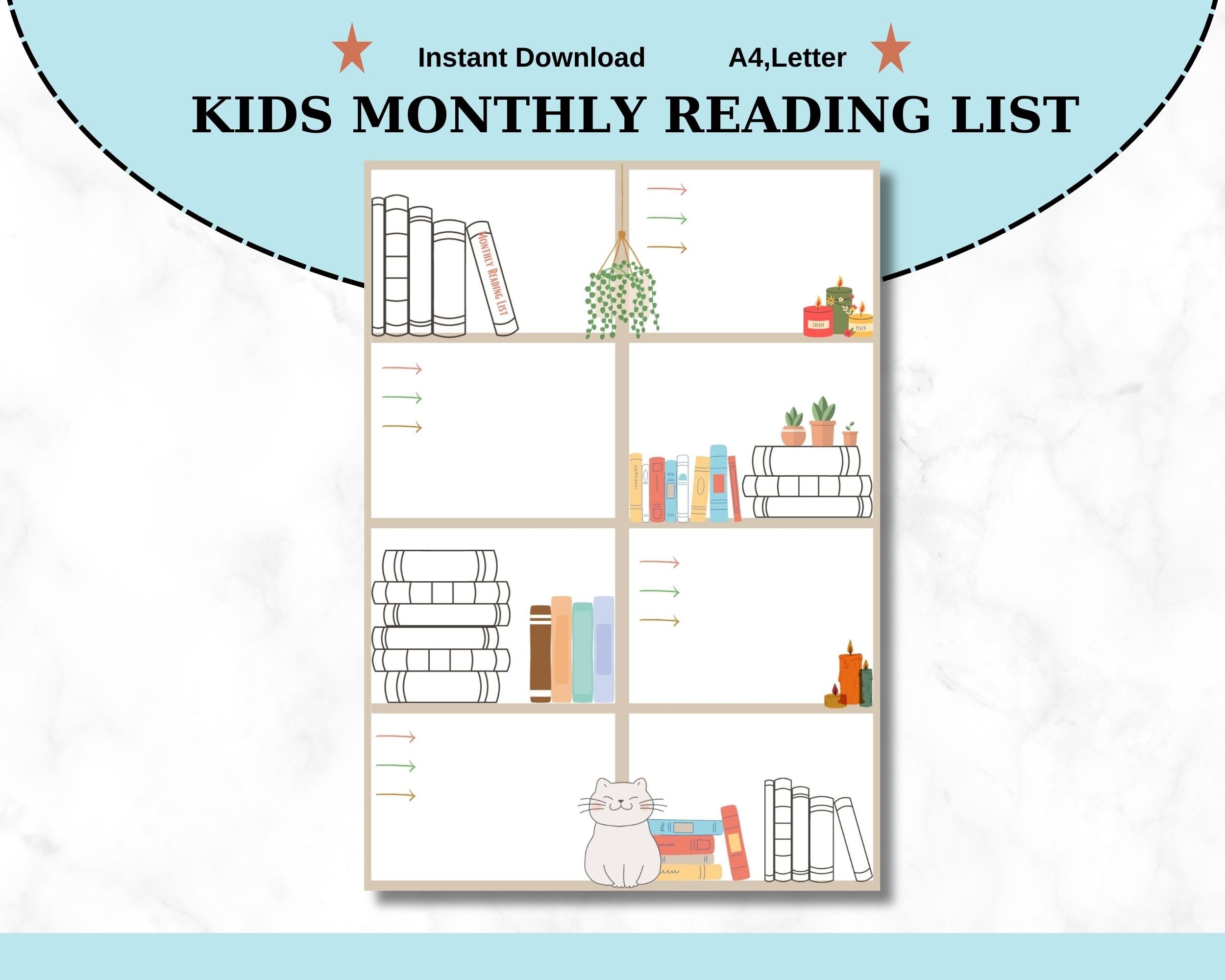 Kids Monthly Journal Printable Journal for Kids Monthly for Children ...