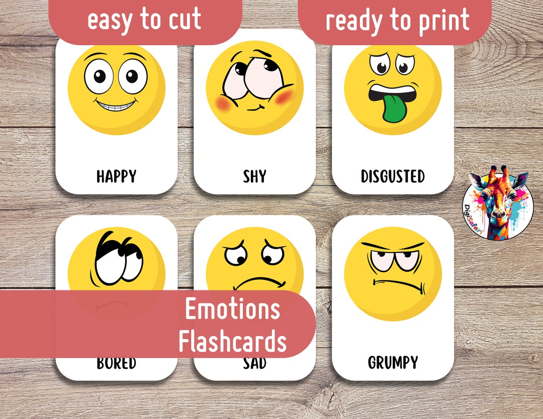 Magical Emotion Explorers Printable Flashcards, Montessori Play ...