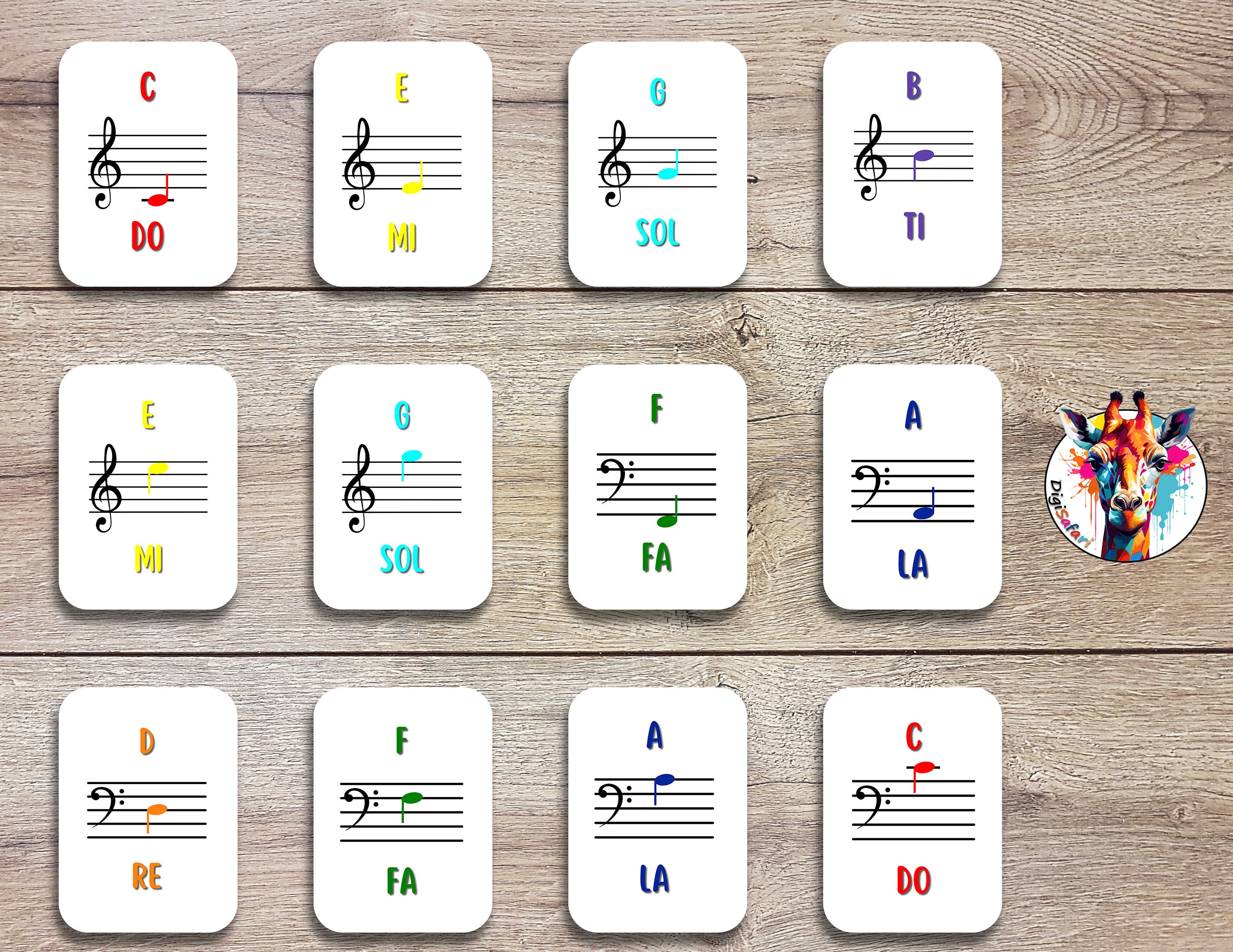 Unleash Musical Learning: Treble-bass Clef Flashcards | Montessori ...