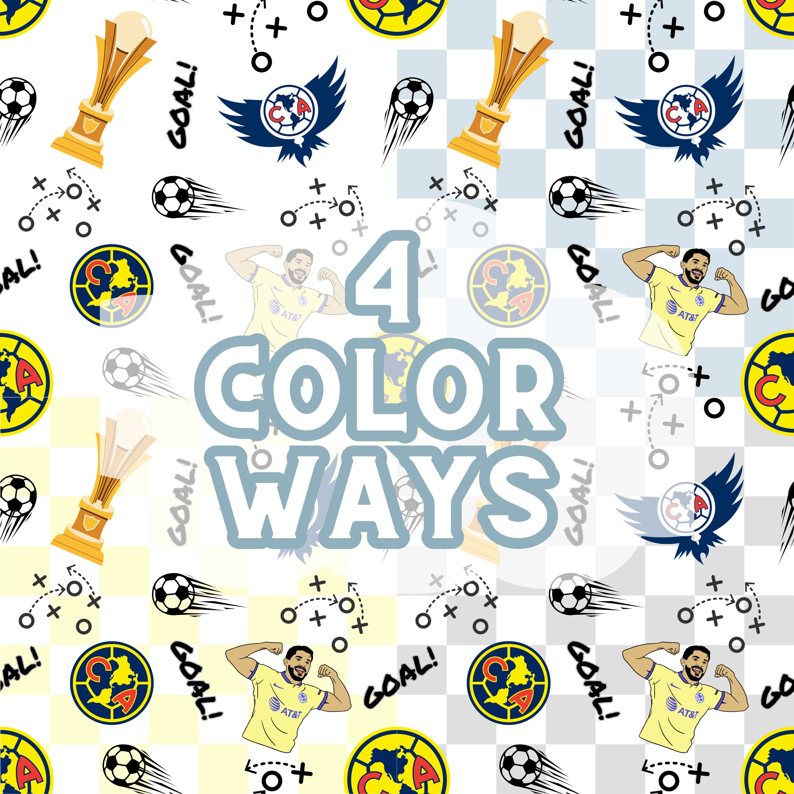 Club America Seamless - Etsy