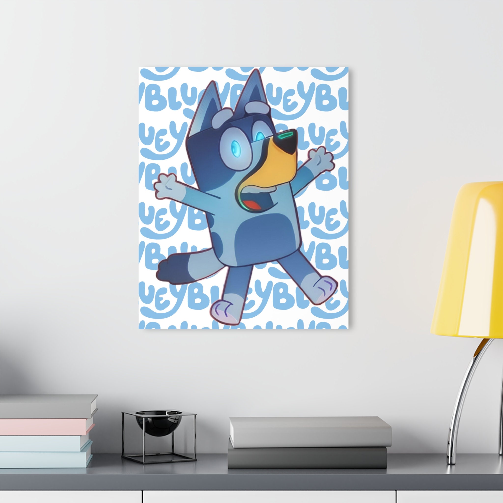 Bluey Wall Art Bluey & Bingo Acrylic Prints french Cleat - Etsy Canada