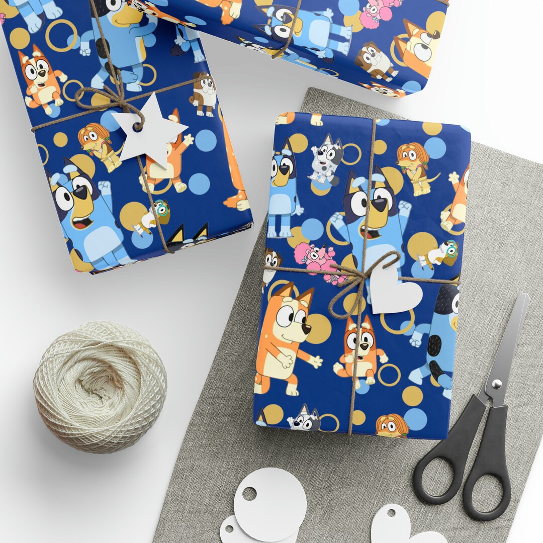 Any Occasion Bluey Wrapping Paper Gift Wrap Wrapping Paper Roll Great ...