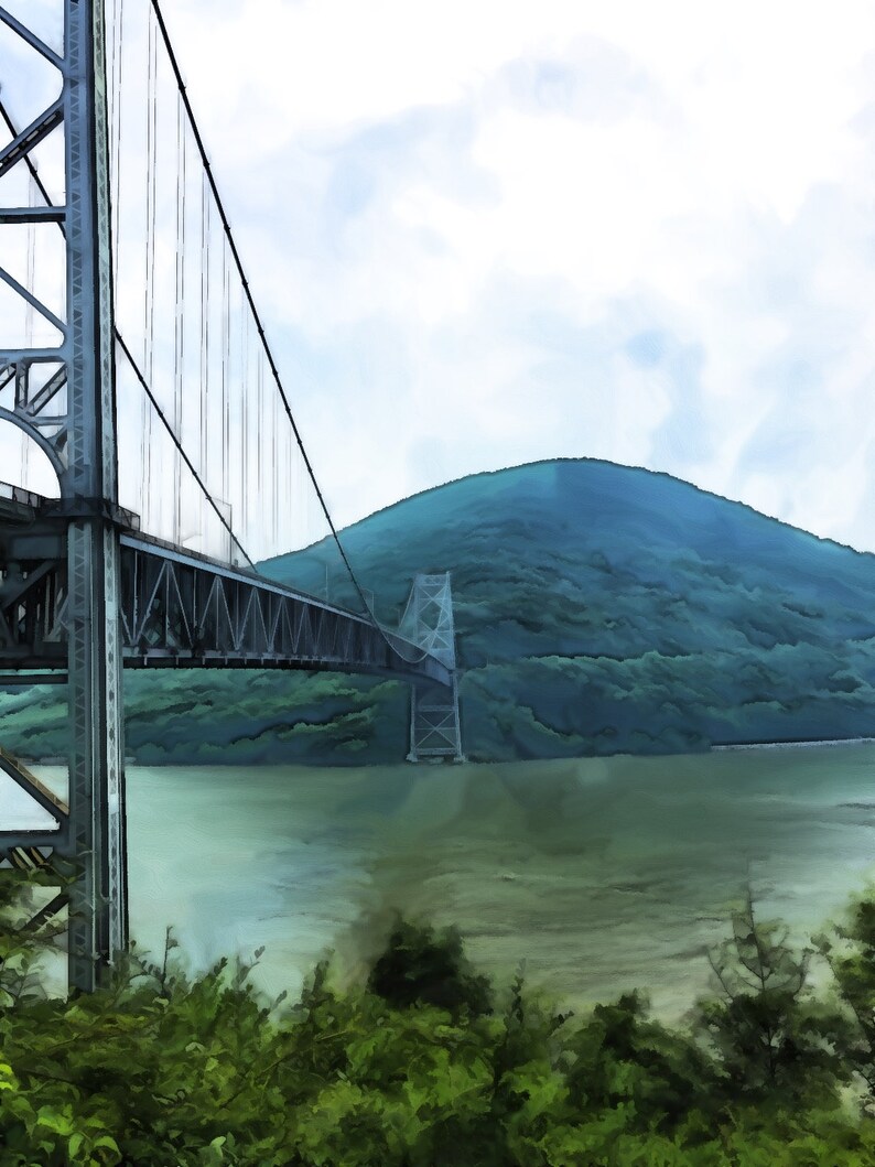 DIGITAL DOWNLOAD! Mountains, Hiking, Bridge - Etsy