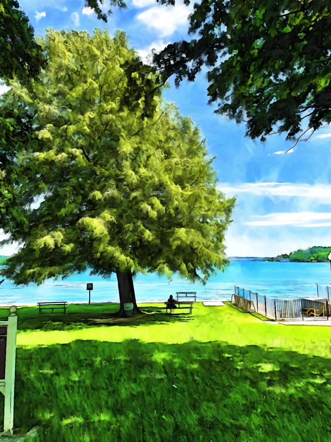 DIGITAL DOWNLOAD! Lakeside Print in Color! - Etsy