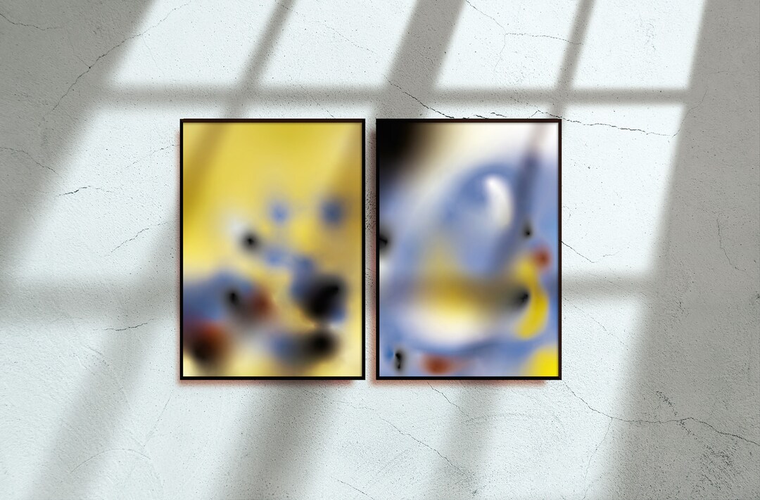 Graphic Poster, Design Poster, Colorful Print, Abstract, Blurry ...
