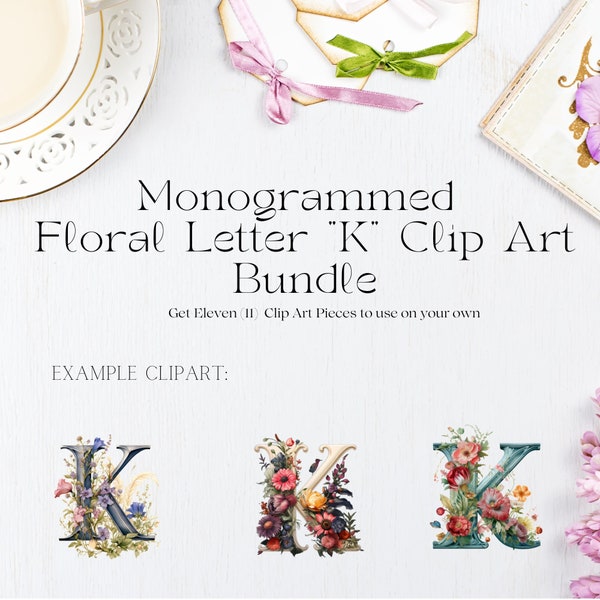 Letter K Clip Art - Etsy