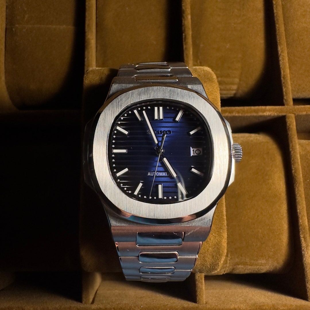 Seiko Nautilus Custom Automatic Watch With NH35 Movement Sapphire Glass - Etsy
