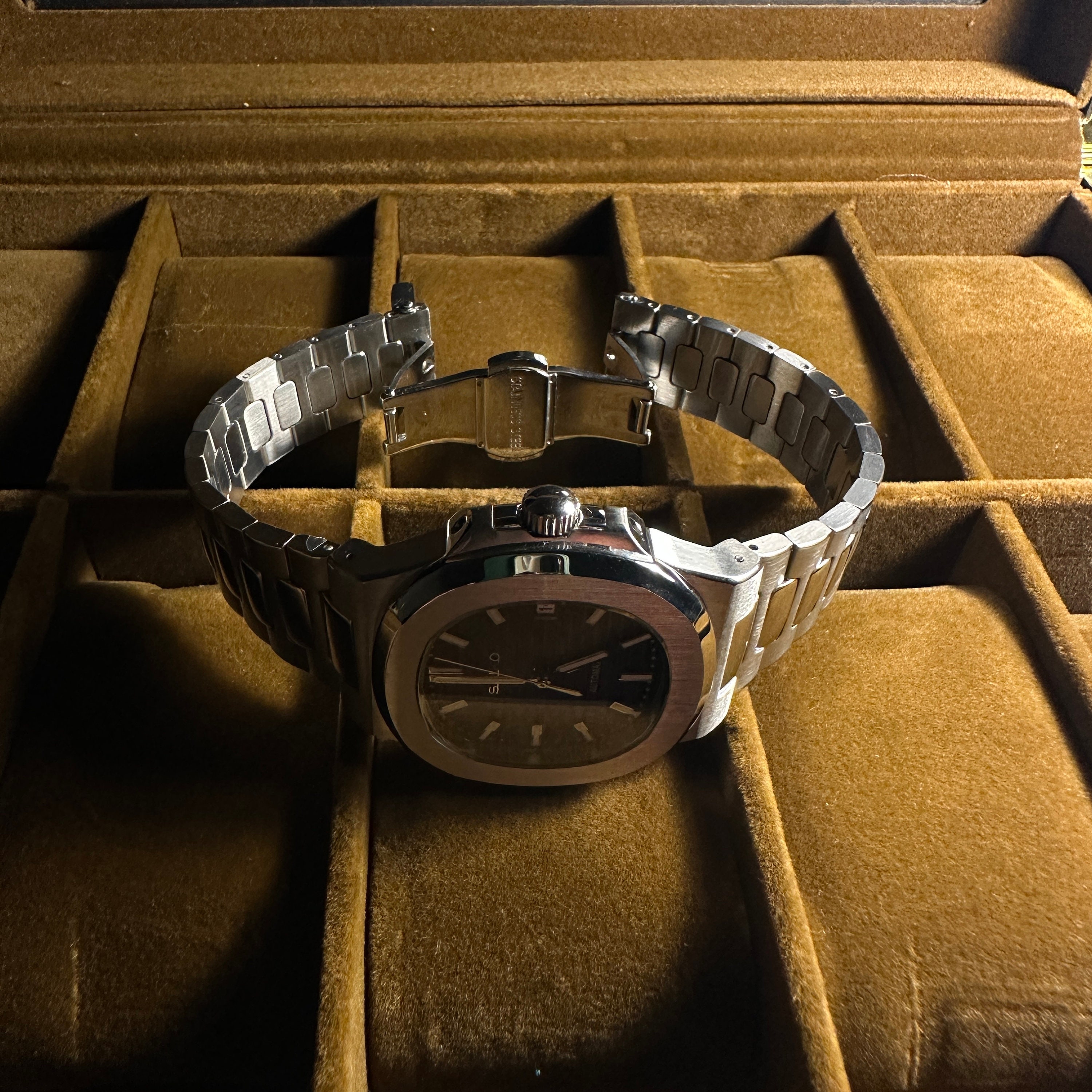 Seiko Nautilus Custom Automatic Watch With NH35 Movement Sapphire Glass - Etsy