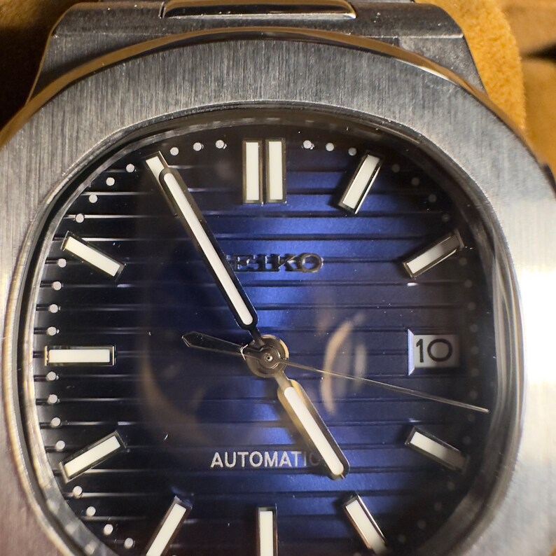 Seiko Nautilus Custom Automatic Watch With NH35 Movement Sapphire Glass ...