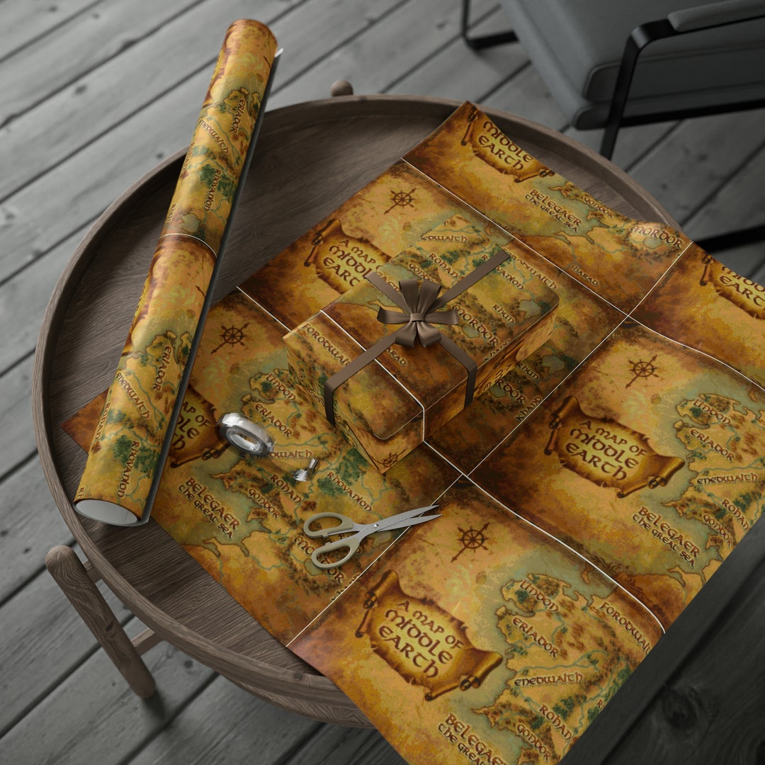 Wrapping Papers Lord of the Rings Lord of the Rings Christmas - Etsy
