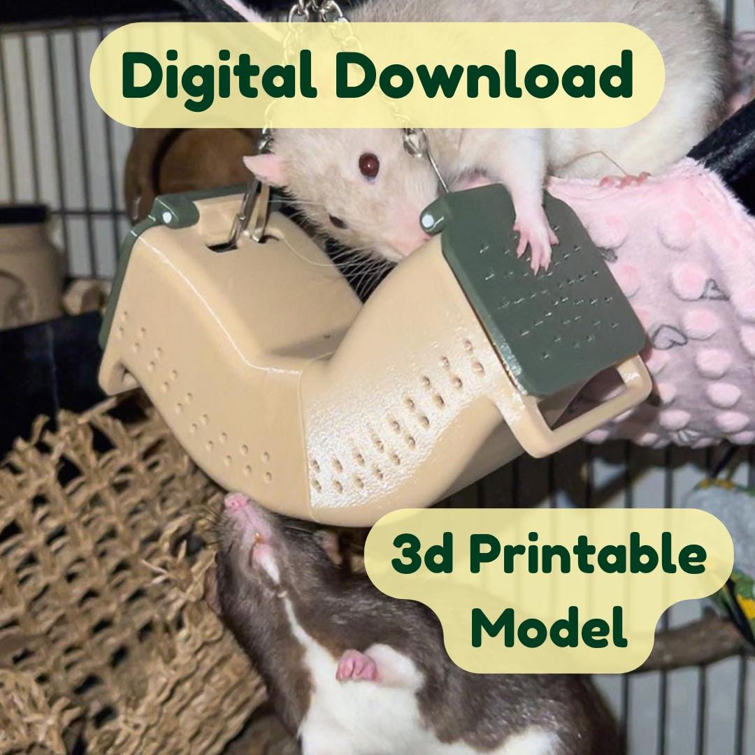 Hanging Rat Enrichment & Foraging Toy - 3d Printable Model - Etsy