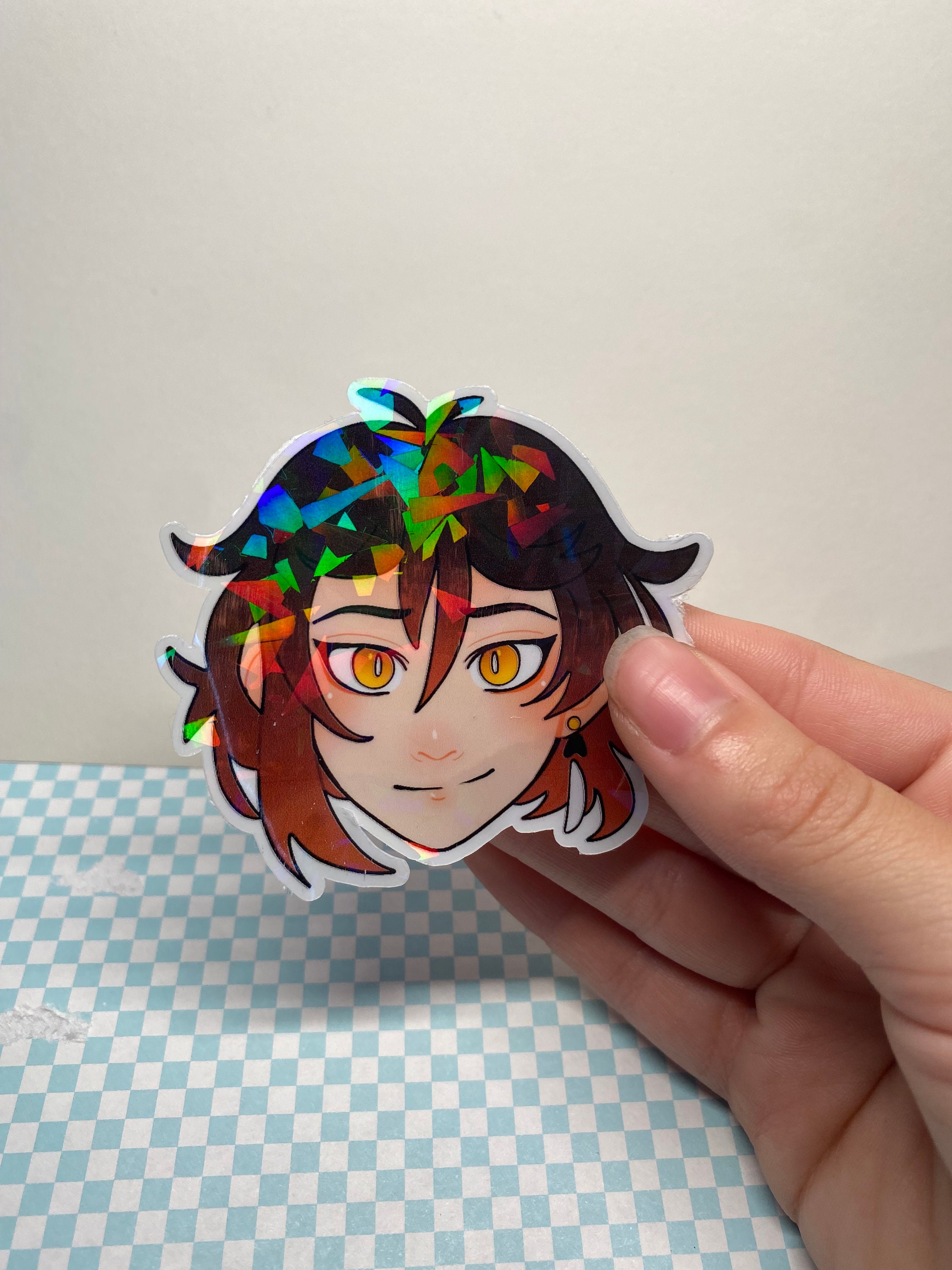 Genshin Impact Character Stickers Kaeya Diluc Venti - Etsy