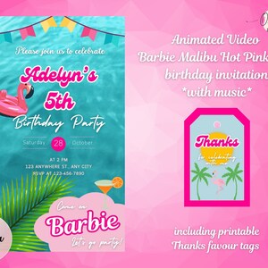Barbie Animated Video Template - Etsy