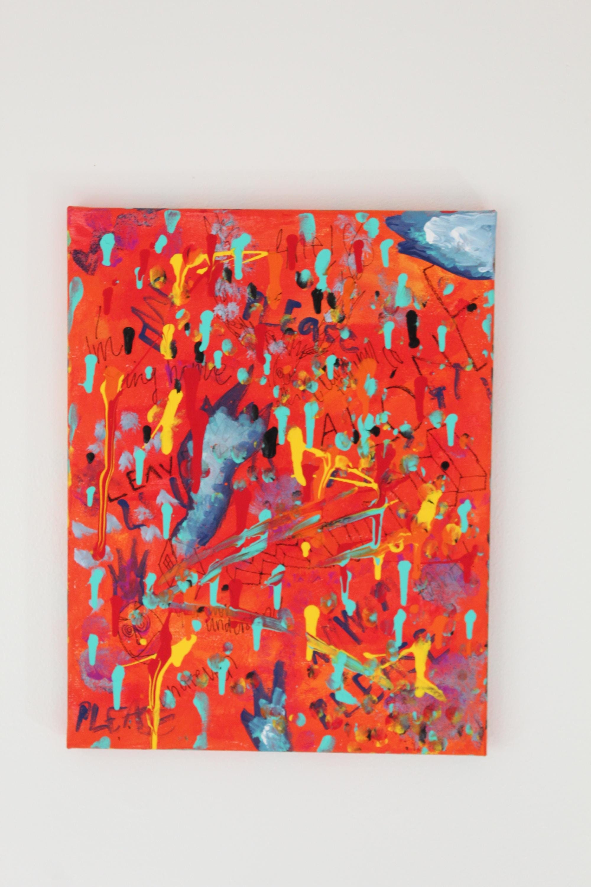 Anger I Original Acrylic Painting on Stretched Canvas Art Expressionism ...