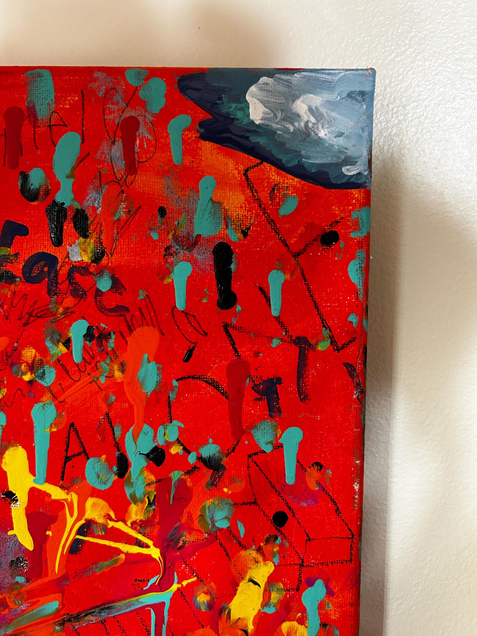 Anger I Original Acrylic Painting on Stretched Canvas Art Expressionism ...