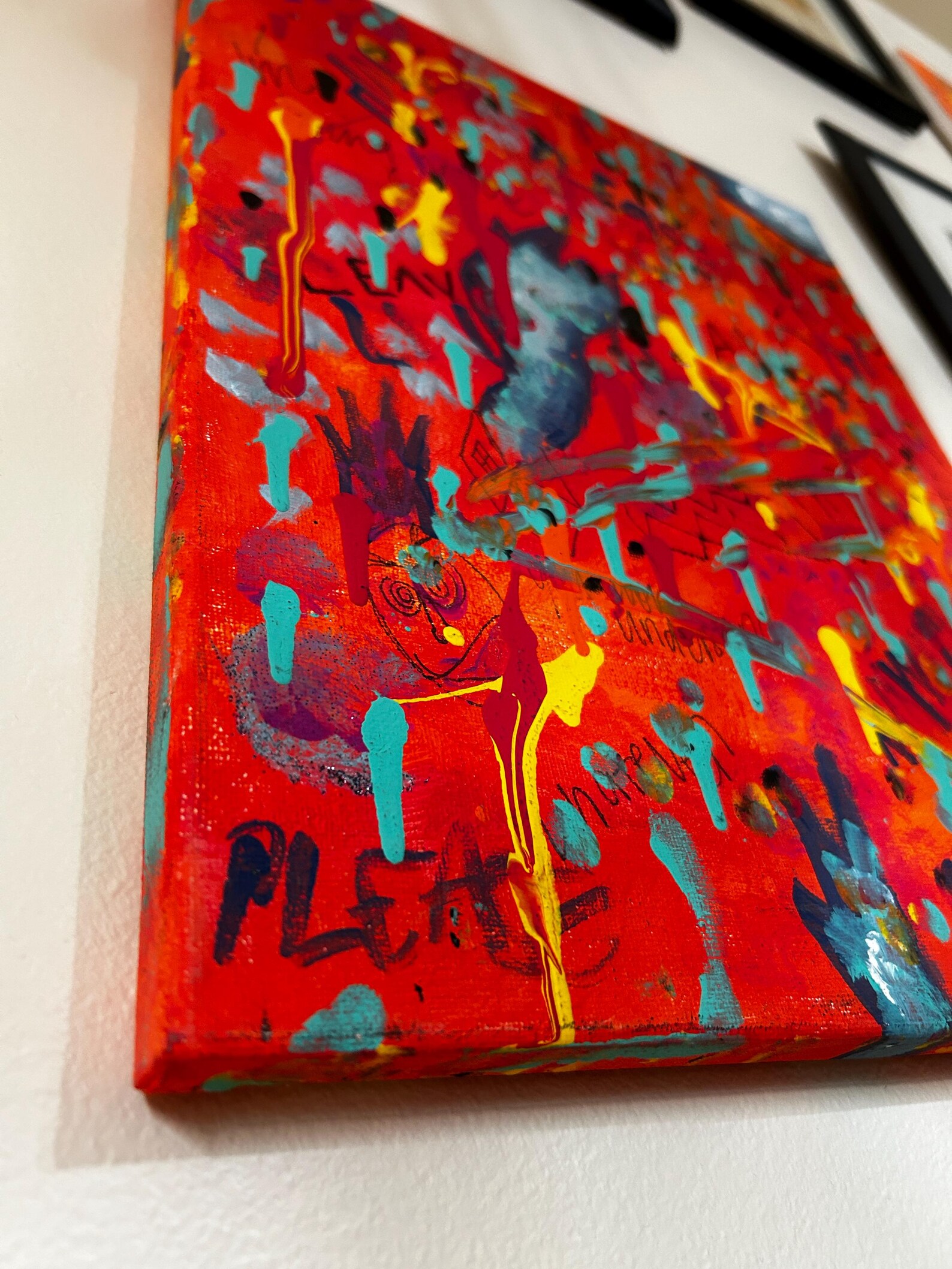 Anger I Original Acrylic Painting on Stretched Canvas Art Expressionism ...