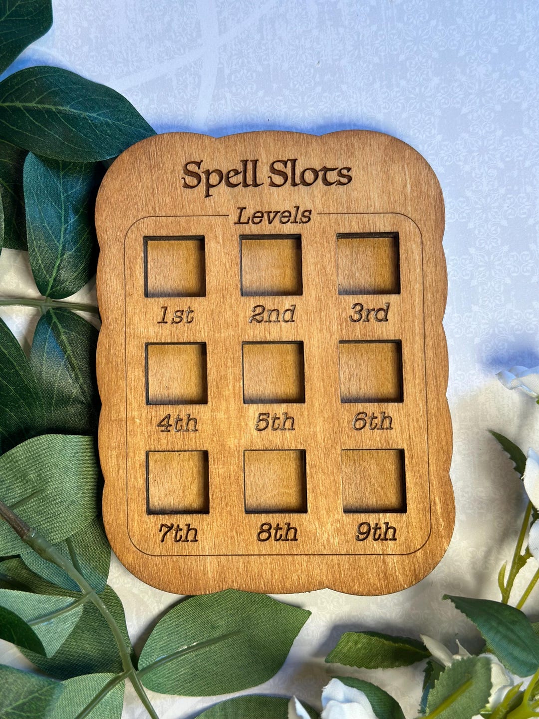 Dungeons and Dragons Spell Slot Tracker: Laser Cut Dnd Gift Idea, Spell ...