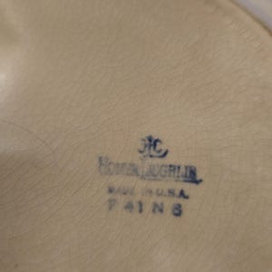 Vintage Homer Laughlin China Blue Serving Plate - Etsy