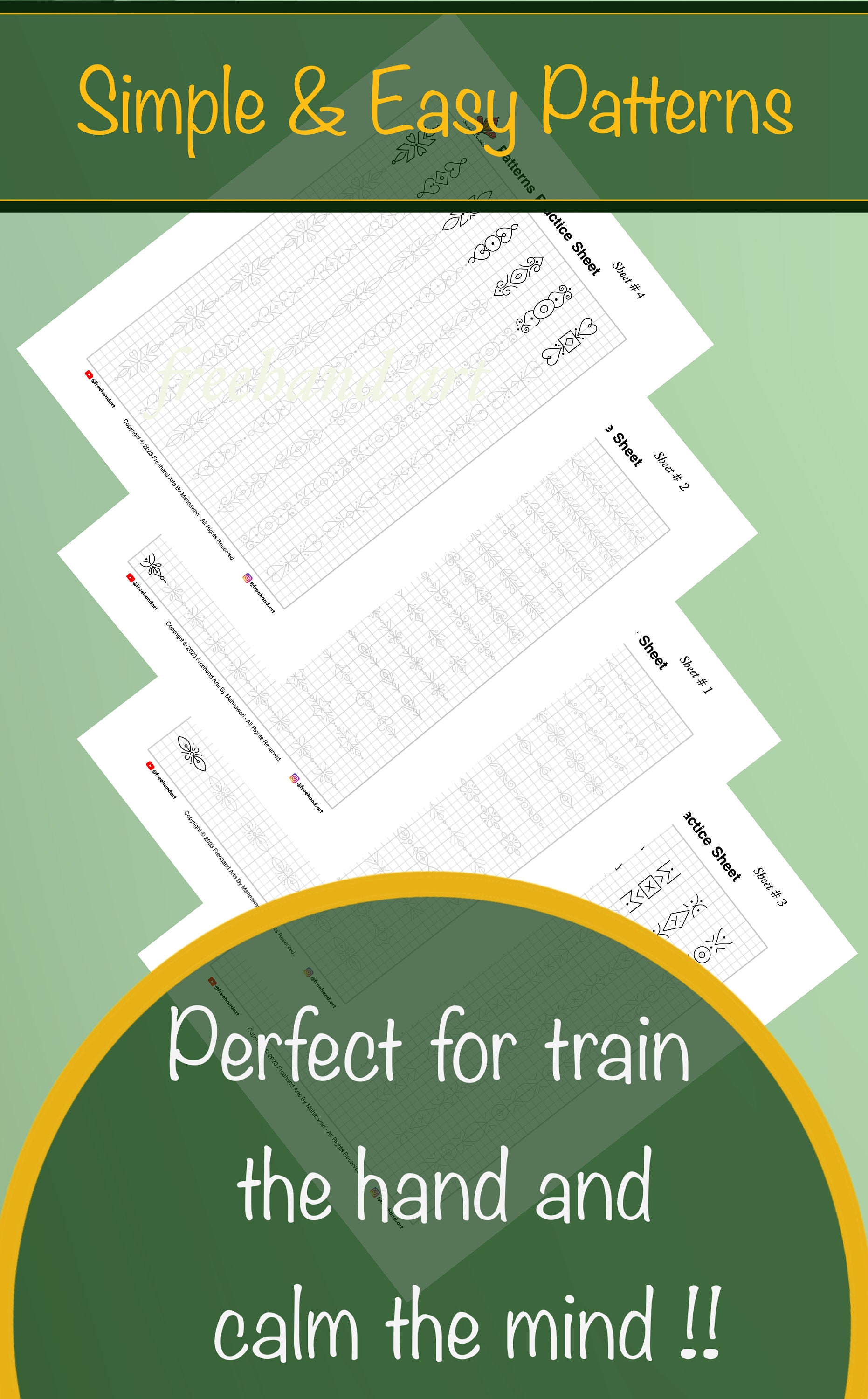 Fun & Easy Pattern Templates for Practice: Tracing and Drawing for ...