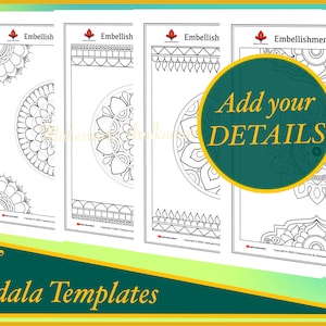 Mandala Guidance, Practice Sheets & Coloring (50 Pages), Learn to Draw ...