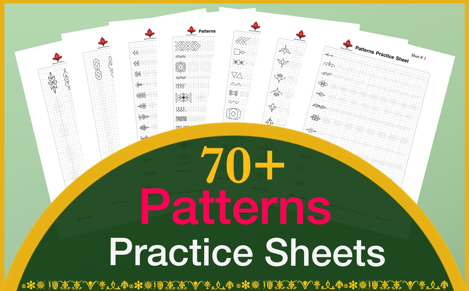 Fun & Easy Pattern Templates for Practice: Tracing and Drawing for ...