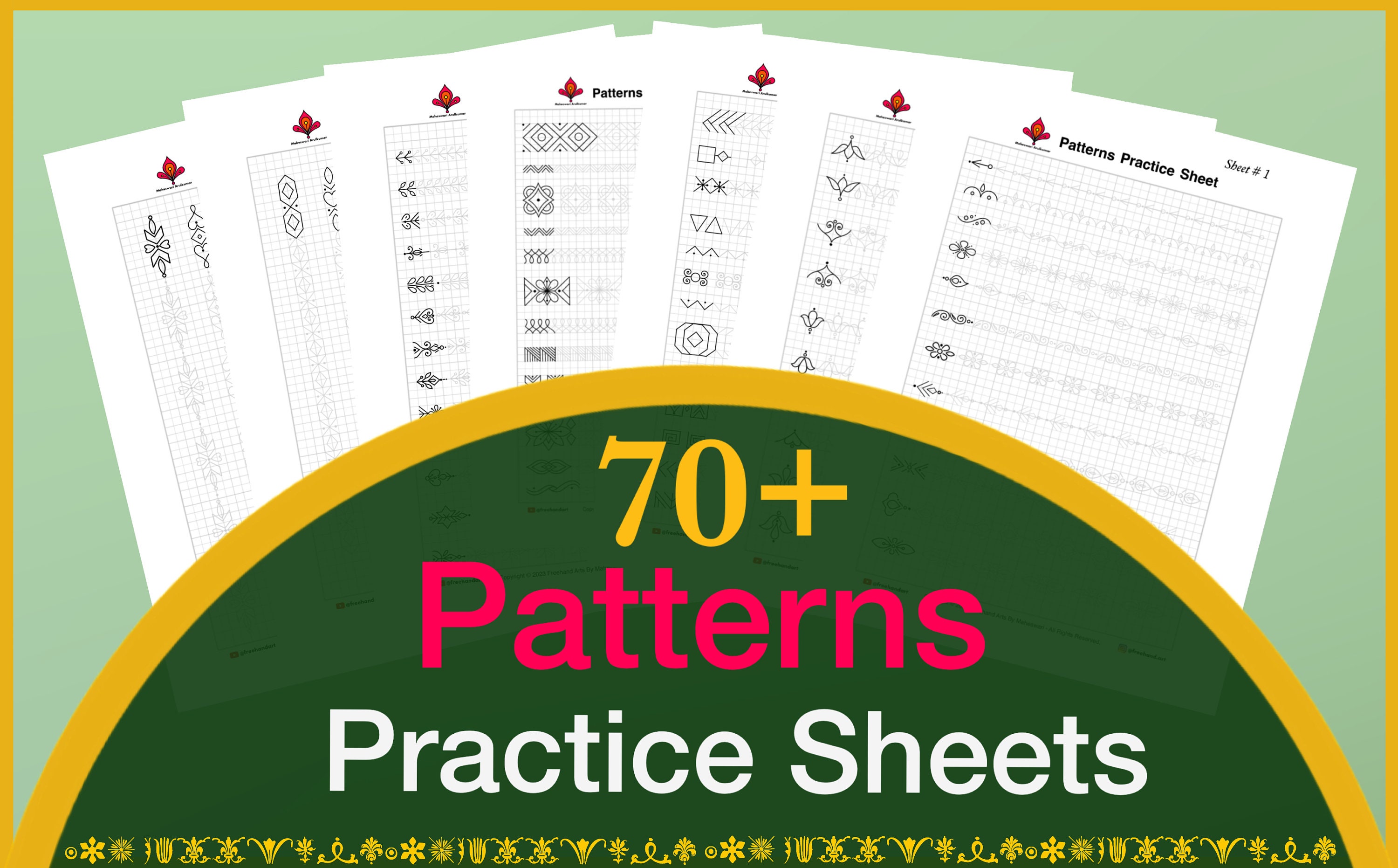 Fun & Easy Pattern Templates for Practice: Tracing and Drawing for ...