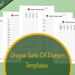 Fun & Easy Pattern Templates for Practice: Tracing and Drawing for ...