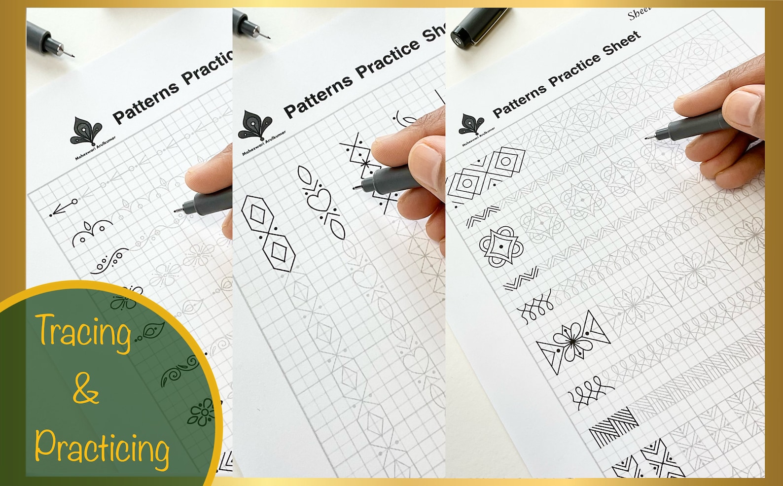 Fun & Easy Pattern Templates for Practice: Tracing and Drawing for ...