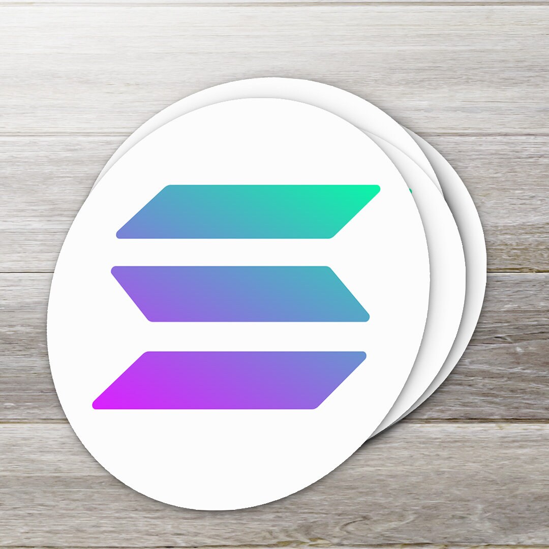 Solana (SOL) Sticker - Etsy