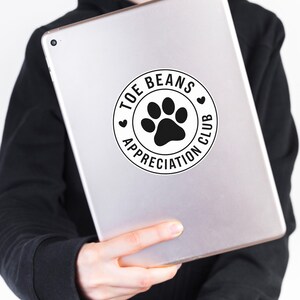 Toe Beans Appreciation Club Sticker - Etsy