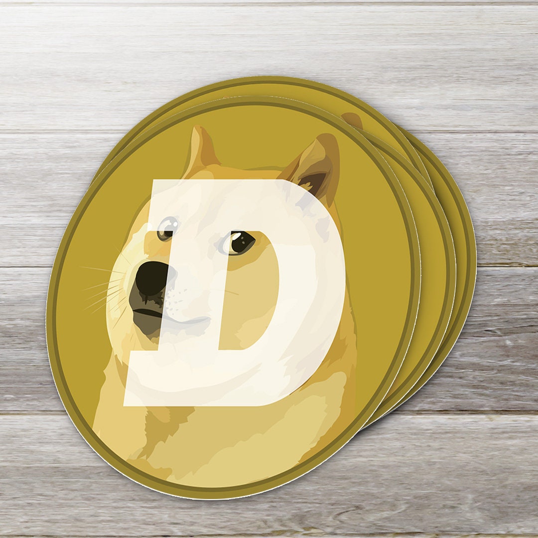 Dogecoin (DOGE) Sticker - Etsy
