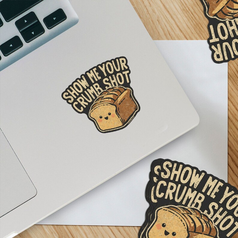 Show Me Your Crumb Shot Sticker Excited Face - Etsy