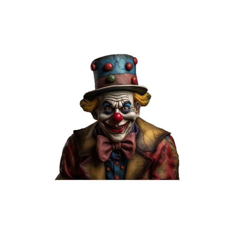 Creepy Clown Sticker - Etsy