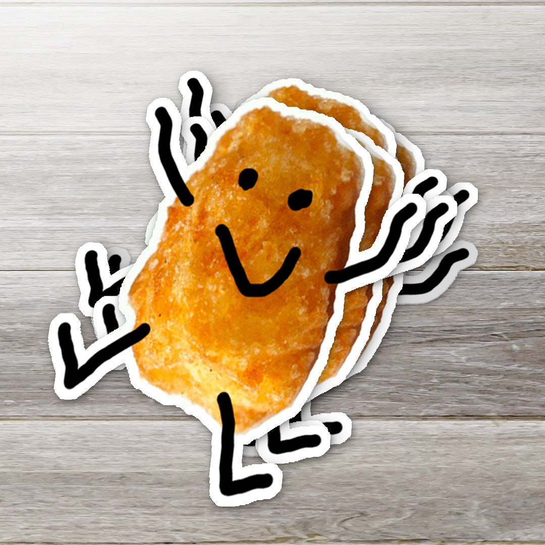 Tator Tot Guy Sticker - Etsy