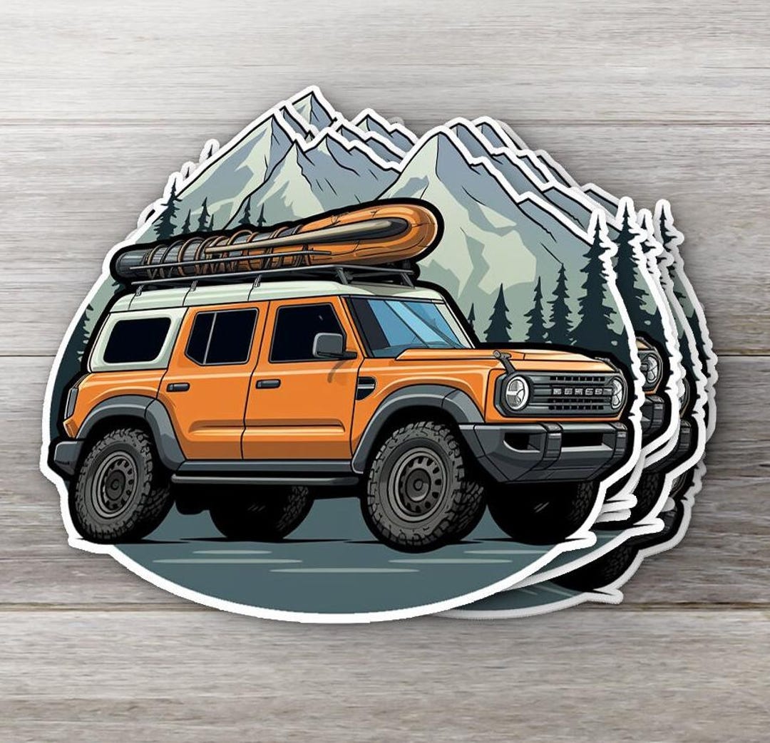 New Orange "wild Tamed Horse" Truck Sticker - Etsy