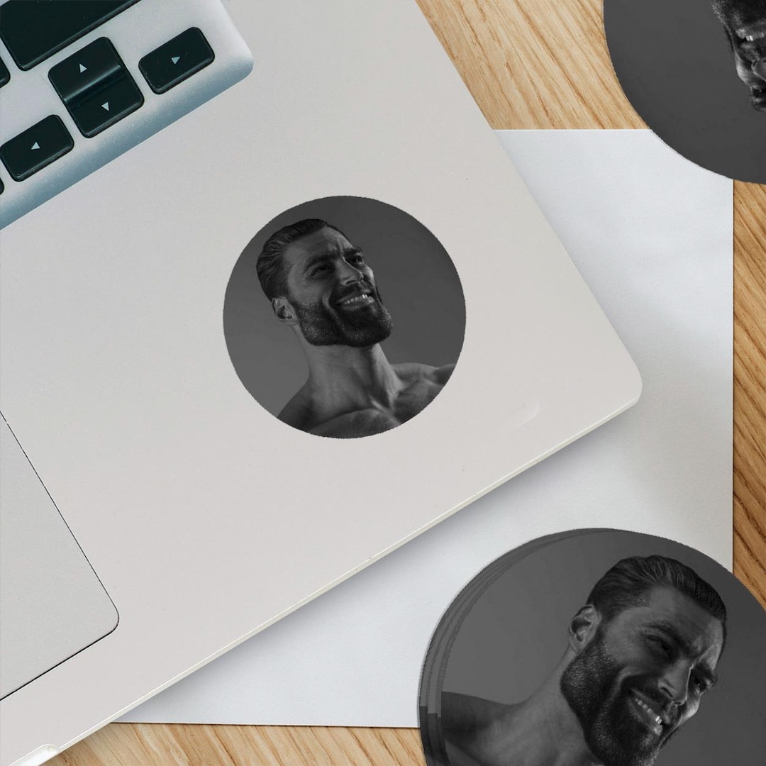 Gigachad Meme Coin- Sticker - Etsy