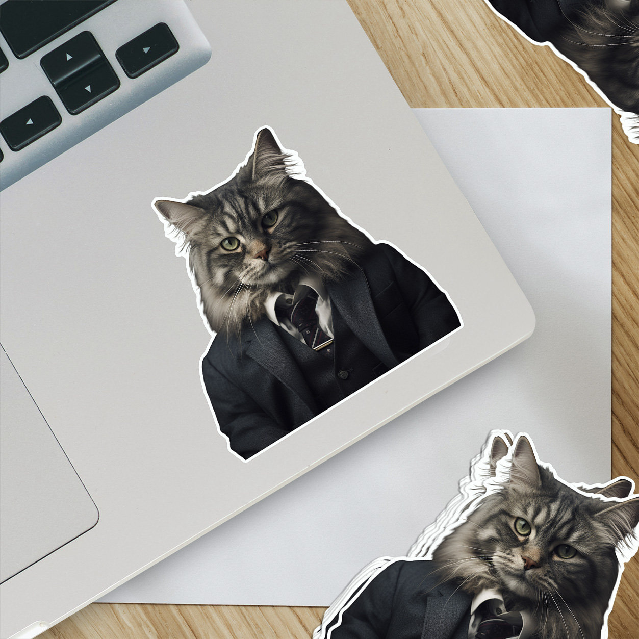 Dapper Cat Sticker Realistic Cat Doing Human Things - Etsy