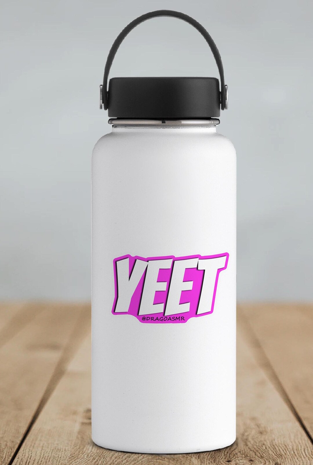 Drago ASMR YEET Sticker - Pink - Etsy