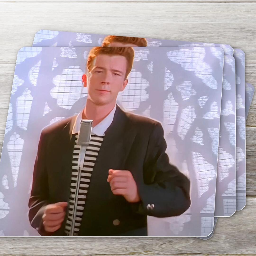 Rick Roll'd Sticker - Etsy