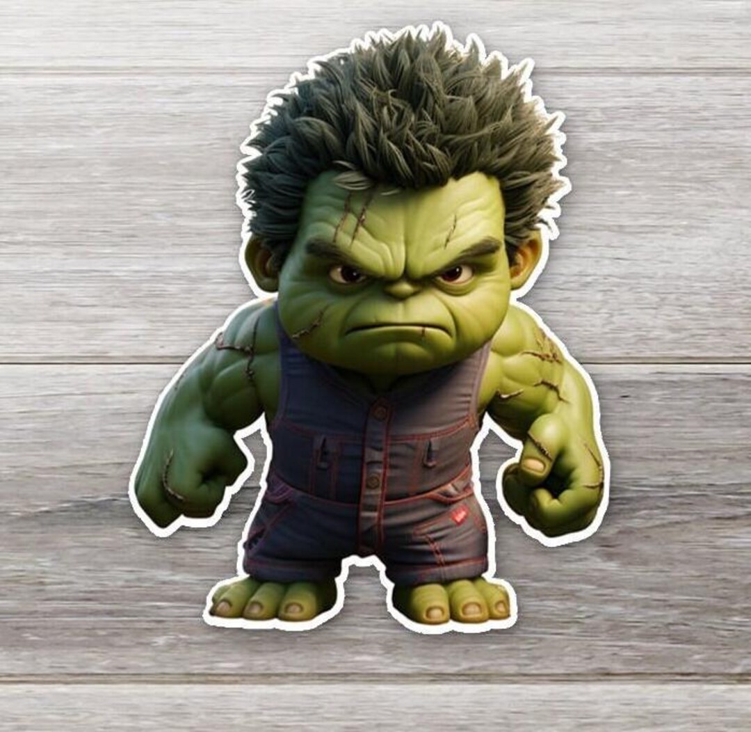 Baby Hulk Sticker - Etsy